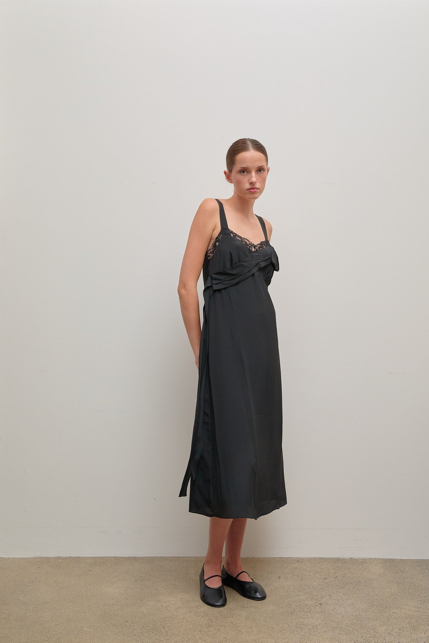 Bow Sash Slip Dress – Scotties Boutique